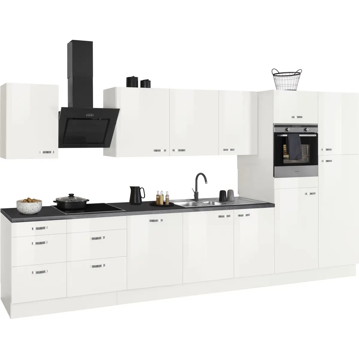 Preisvergleich für OPTIFIT Küchenzeile »Cara mit Hanseatic E-Geräten ...