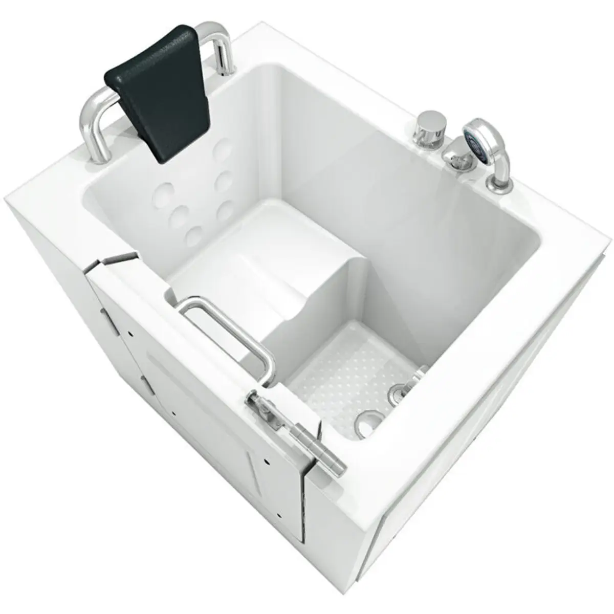 Preisvergleich für Acquavapore - Sitzbadewanne Senioren Sitzwanne mit ...