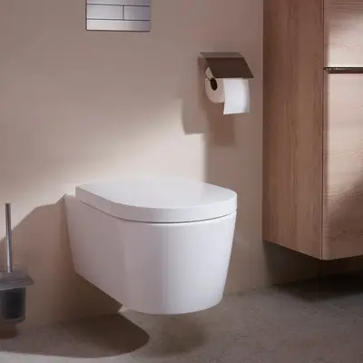 Preisvergleich für hansgrohe EluPura S Wand-WC mit AquaFall Flush, mit ...