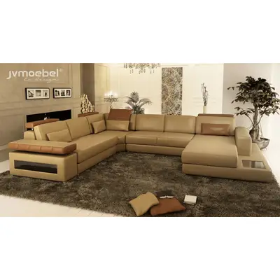 Preisvergleich für Sofa U-Form M bel Luxus Garnitur Sofas Couch Luxus ...