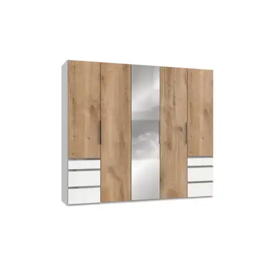 Preisvergleich für Drehtürenschrank 5trg mit 1 Spiegel LEVEL36 A von ...