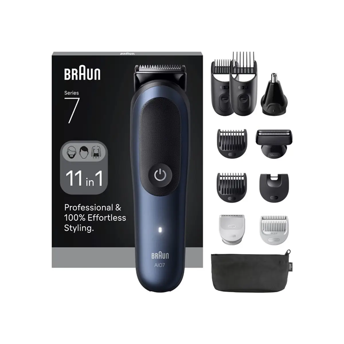Preisvergleich für Braun Body trimmer Styler AIO 7540 - Black / Deep ...