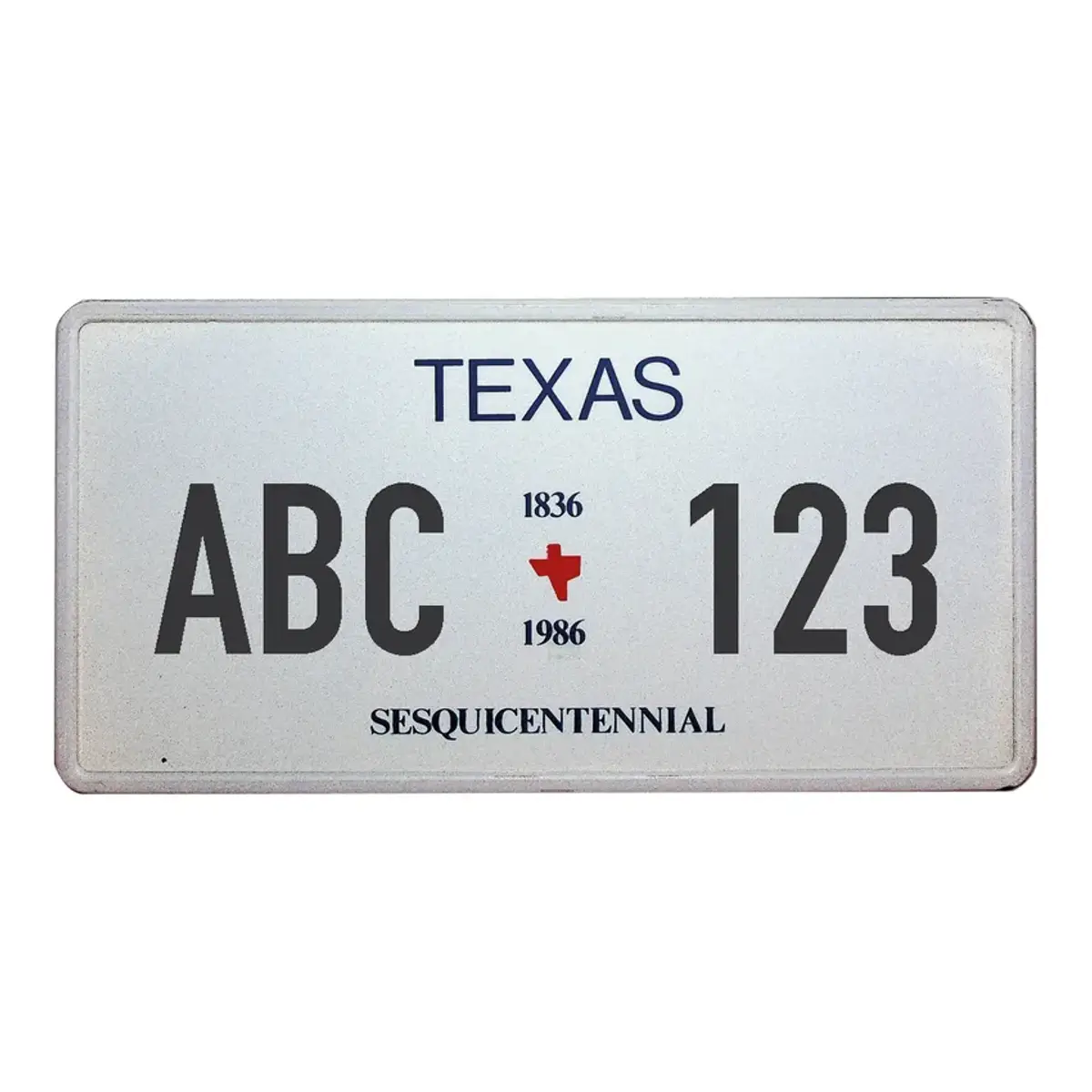 Preisvergleich für Texas Plate - mit Wunschtext in Folienschrift ...
