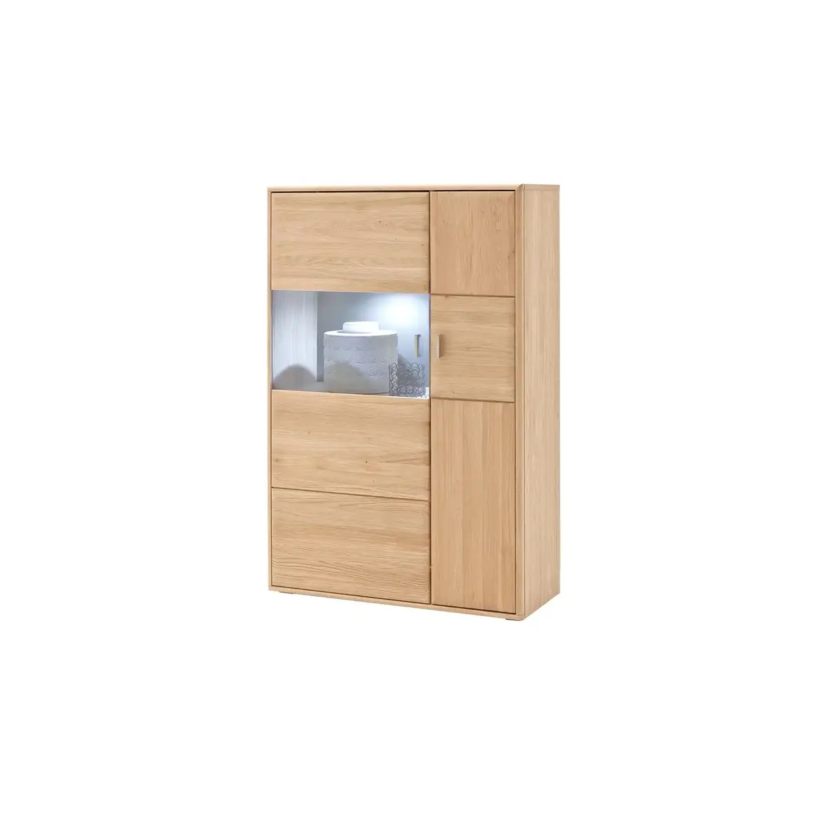 Preisvergleich für Woodford Highboard Dias ¦ holzfarben ¦ Maße (cm): B: 94 H: 140 T: 39.0 ...