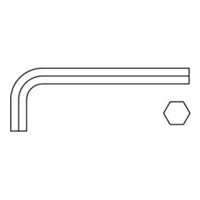 Preisvergleich für DIN 911/ISO 2936 Winkelschlüssel SW 6 Stahl vergütet ...