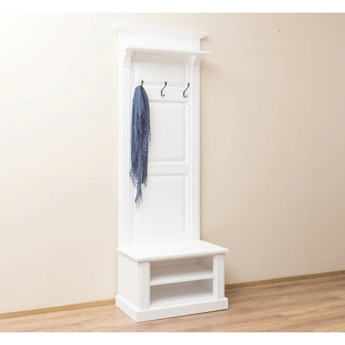 Garderobe Mit Sitzbank Wei