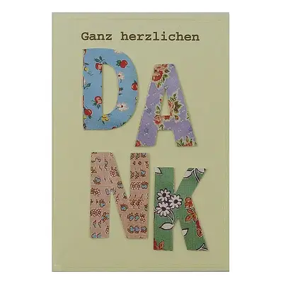 Preisvergleich für Klappkarte als Grußkarte - Ganz herzlichen Dank, Mehrfarbig | Ladendirekt