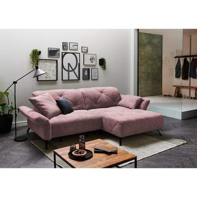 Preisvergleich für Moderano ECKSOFA Flieder, BxT 244x173 cm, aus Textil ...