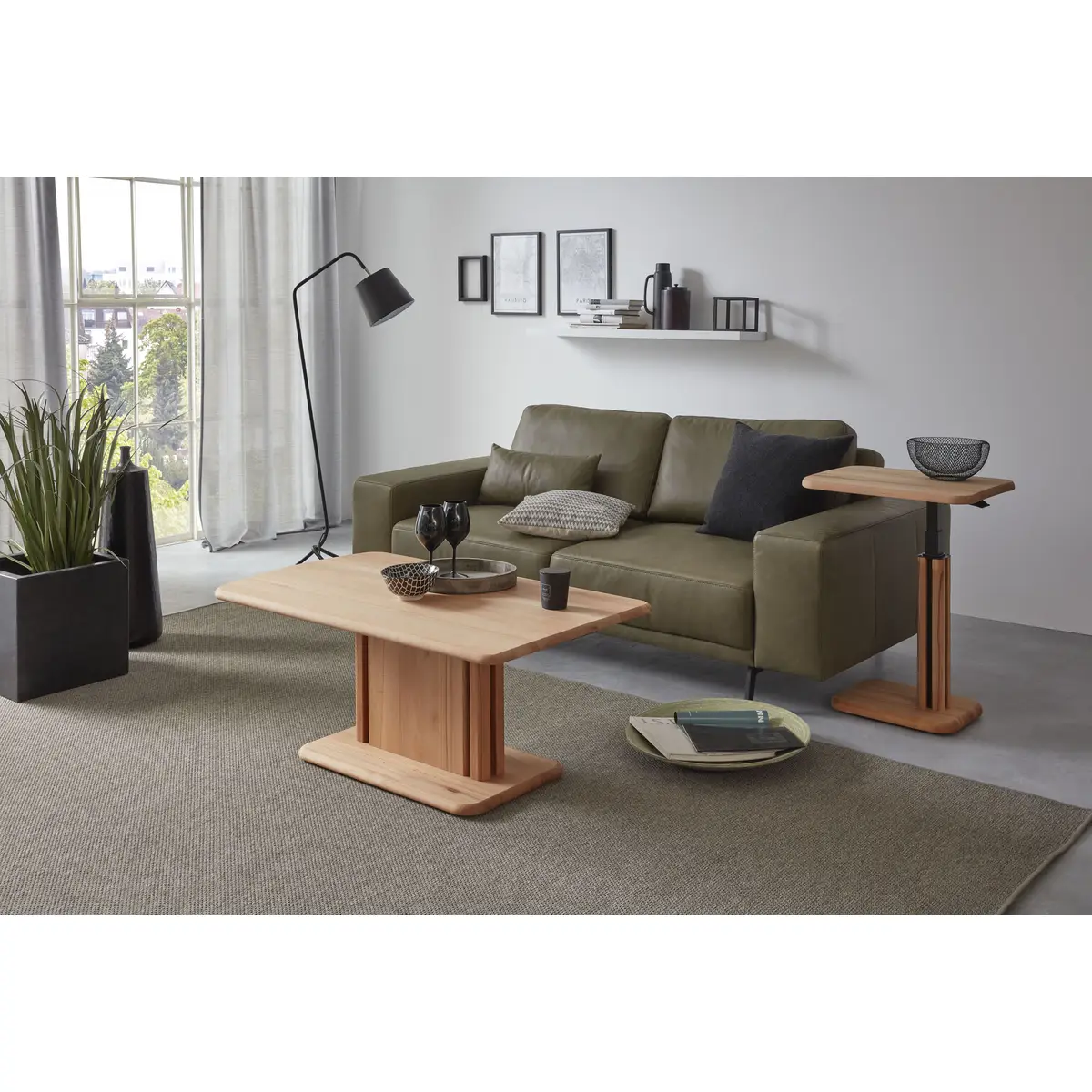 Preisvergleich für Vierhaus Couchtisch, Platte kernbuche geölt Massiv ...