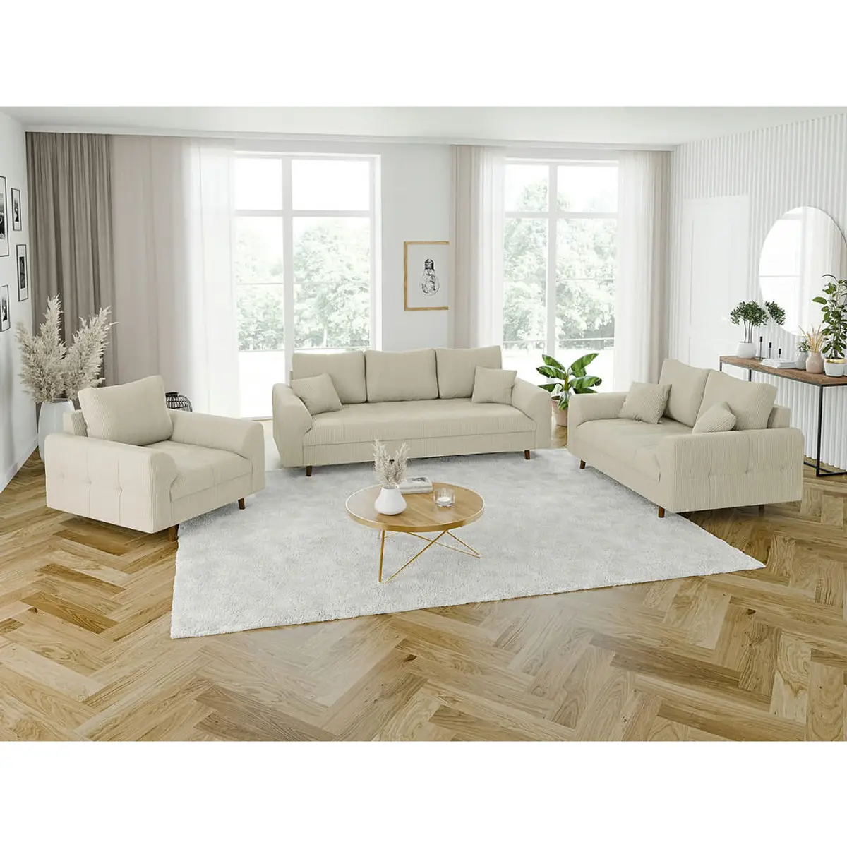 Wohnzimmer Mobel Beige