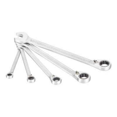 Preisvergleich für HAZET Knarren-Ring-Maulschlüssel-Satz 606/5 Außen-Doppel-Sechskant Profil 8 ...